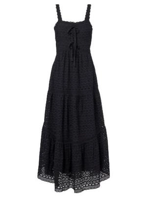 Ulla Johnson Constance Broderie Anglaise Cotton Midi Dress - Blue