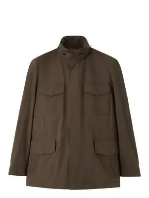 Loro Piana Stand-collar Casual Jacket - Green