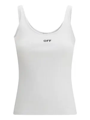 Off-White Off-White Ribbed Crew Neck Vest No