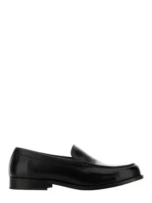 A.p.c. Logo Embossed Loafers - Black