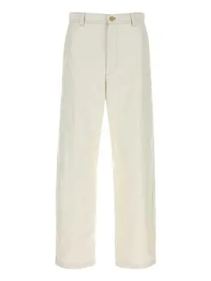 A.p.c. Button Detailed Straight Leg Pants - White