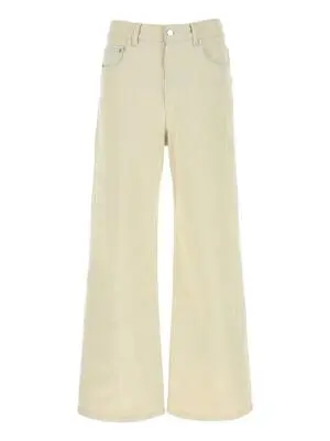 A.p.c. Clyde Wide-leg Denim Jeans - Ivory