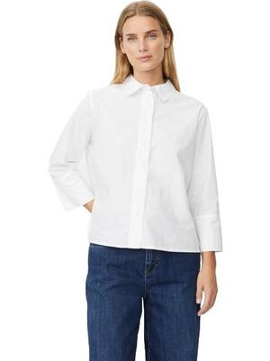 MASAI COPENHAGEN Three-quarter Sleeve Shirt - White