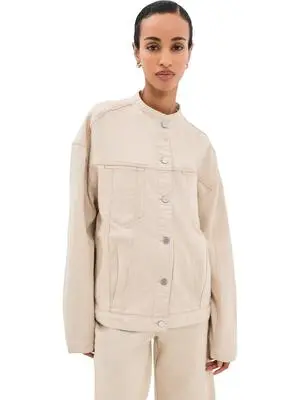 TWP Dawson Denim Jacket - Sandshell
