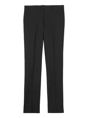 Burberry Wool Bond Tailored Trousers - Black