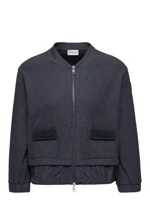 Moncler Zippered Cardigan - Black