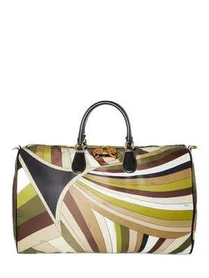 Emilio Pucci Large Holdall Bag - Khaki