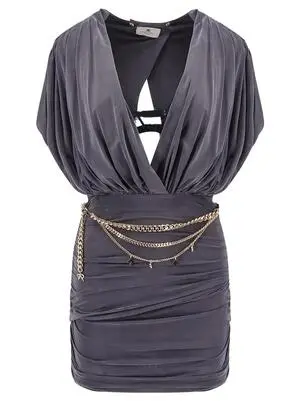 ELISABETTA FRANCHI Elisabetta Franchi Bralette Jersey Dress