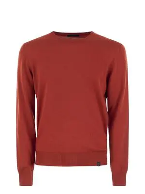 FAY Crewneck Sweatshirt - Orange
