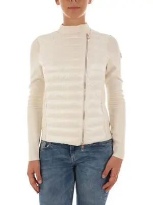 MONCLER Moncler Long-Sleeved Zip-Up Cardigan With Logo Patch