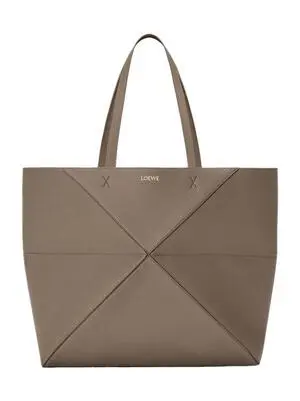 Loewe Large Fold Tote Bag - Brown
