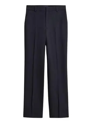 Soeur Pleated Zip-detail Casual Trousers - Black