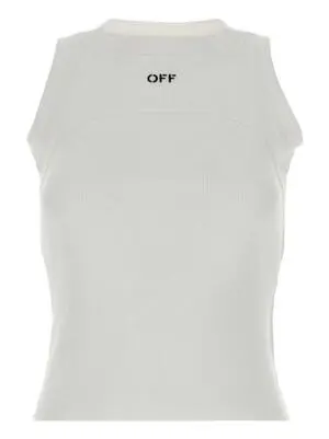 Off-White Crew-neck Tank Top - White