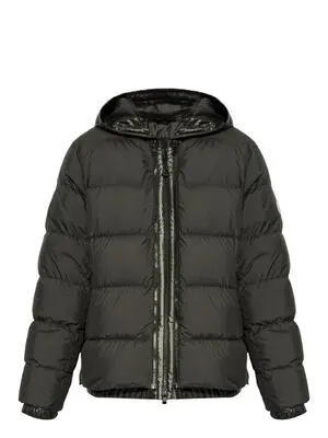 Moncler Zip-up Hooded Puffer Jacket - Black