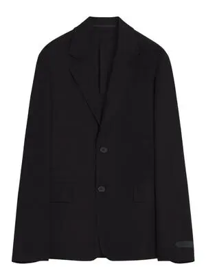 LANVIN Notched-lapels Single-breasted Blazer - Black