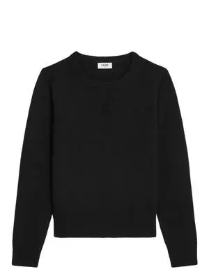 CELINE Celine Crew Neck Sweater In Heritage Cashmere