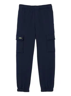 Lacoste Elasticated Waist Cargo Sweatpants - Black