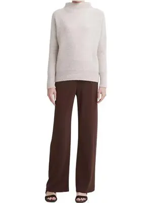 Vince Vince Plush Cashmere Funnel-Neck Sweater Marble