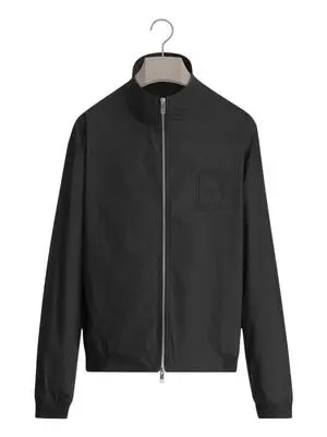 Dior Zipped Shirt With Medaillon Patch - Black