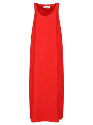 RÓHE Sleeveless Maxi Dress With Back Slit - Red
