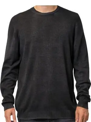Avant Toi Long-sleeved Pullover - Black