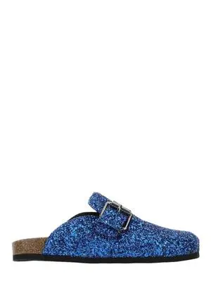 Philosophy Di Lorenzo Serafini Glittered Slip-on Sandals - Blue