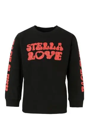 Stella McCartney Crewneck T-shirt With Graphic Print - Black