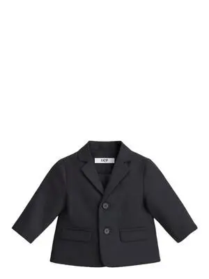 Dior Long-sleeved Lapel Collar Suit Jacket - Black