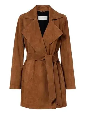 Nour Hammour Kerry Belted Jacket - Brown