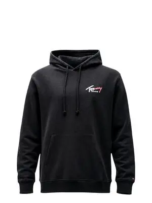 Tommy Hilfiger Long Sleeve Hooded Sweatshirt - Black