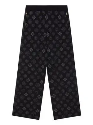 Casablanca Letter-patterned Casual Pants - Black