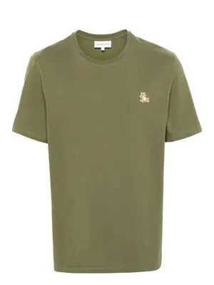Maison Kitsuné Chillax Fox Short Sleeved T-shirt Green