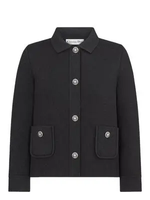 DIOR Dior Cropped Jacket With Pearl Embellished Buttons