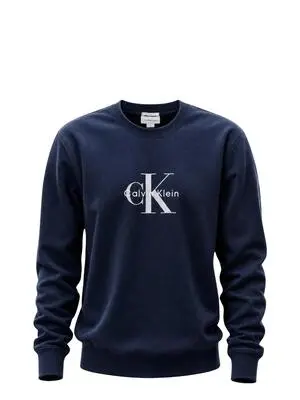 Calvin Klein Crewneck Sweatshirt With Logo Print - Black