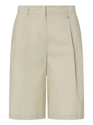 Liu Jo Poplin Bermuda Shorts - Grey