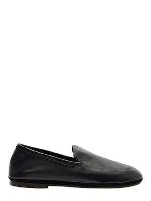 LEMAIRE Outdoor Leather Slip-on Shoes - Black