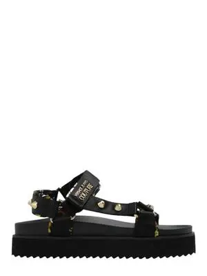 VERSACE Versace Jeans Couture Studded Strap Sandals