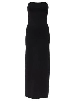 Gabriela Hearst Calderon Wool, Silk, And Cashmere Maxi Dress - Black