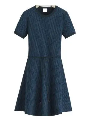 Dior Short Flared Dress With Belt - No