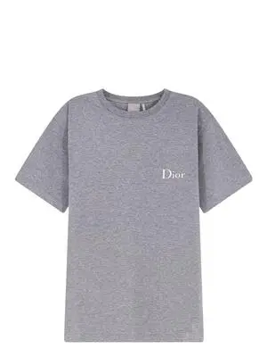 Dior T-shirt With Embroidery, Relaxed Fit - Grey