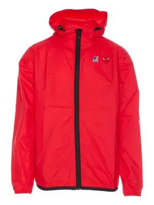 Comme Des Garçons Hooded Zip-up Jacket - Red