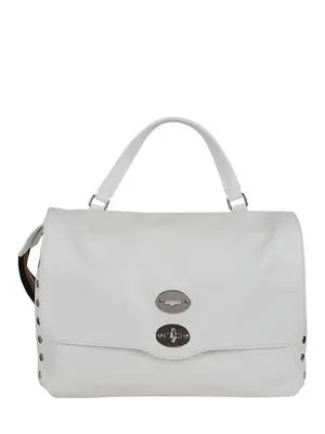 ZANELLATO Postina Studded Top Handle Bag - White