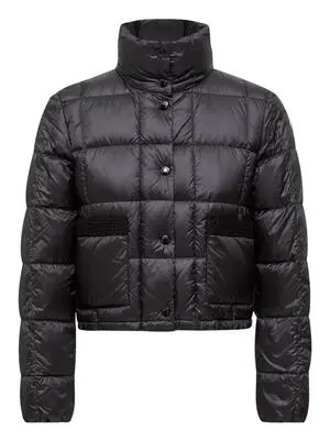 Moncler Jarcieu Quilted Cropped Jacket - Black