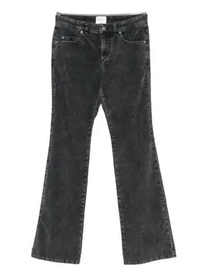 Isabel Marant Étoile Kelly Corduroy Flared Trousers - Black