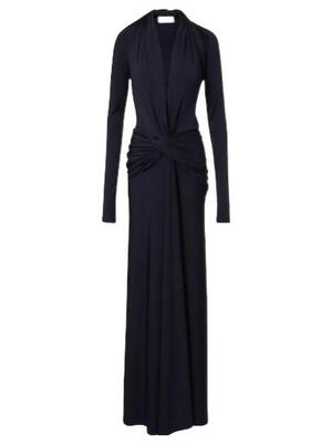VICTORIA BECKHAM Victoria Beckham Gathered Jersey Gown