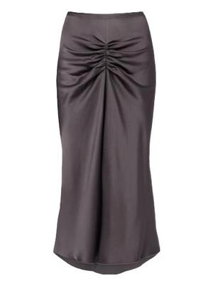 Victoria Beckham Bela Midi Skirt - Black