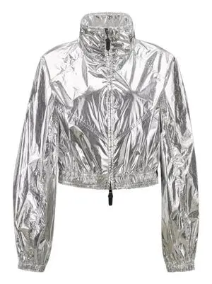 Moncler X Alicia Keys Logo Windbreaker Jacket - Silver