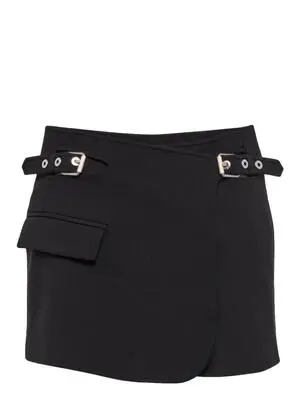 DION LEE Interwoven Mini Skirt - Black