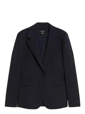 Max Mara Lamine Single-breasted Jacket - Black