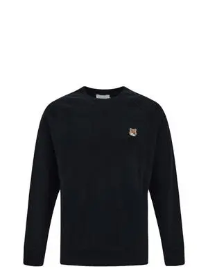 Maison Kitsuné Fox Head Patch Sweatshirt - Black